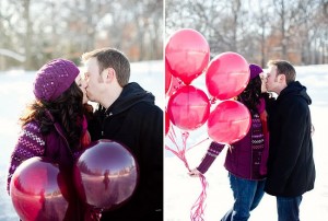Gorgeous Winter Themed Engagement Shoot - Engagement 101